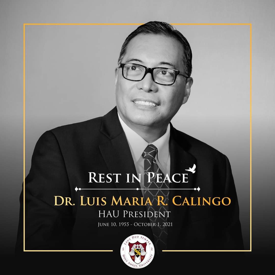 HAU president Calingo passes away - Pampanga News Now