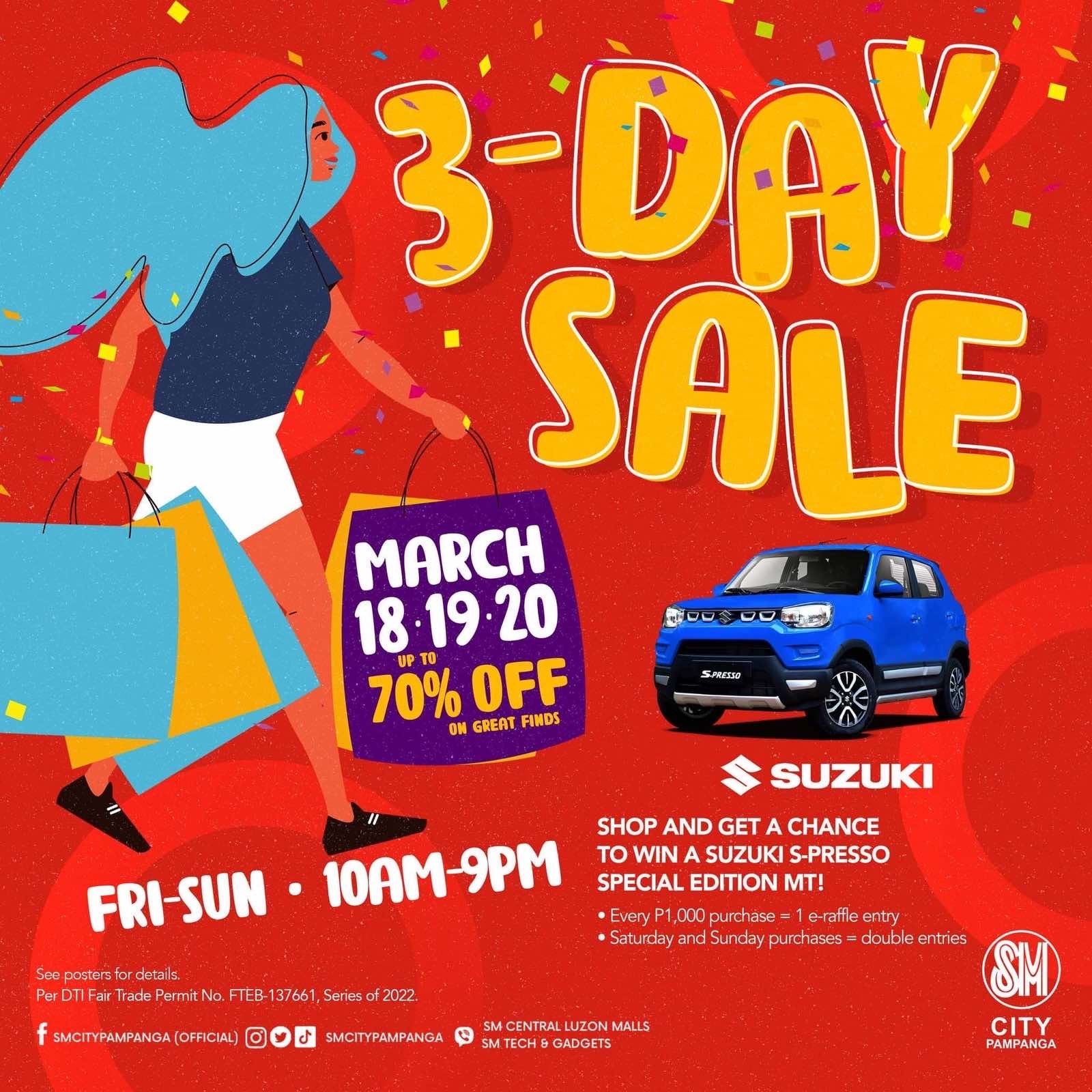 Make way for SM City Pampanga’s 3-Day Sale - Pampanga News Now