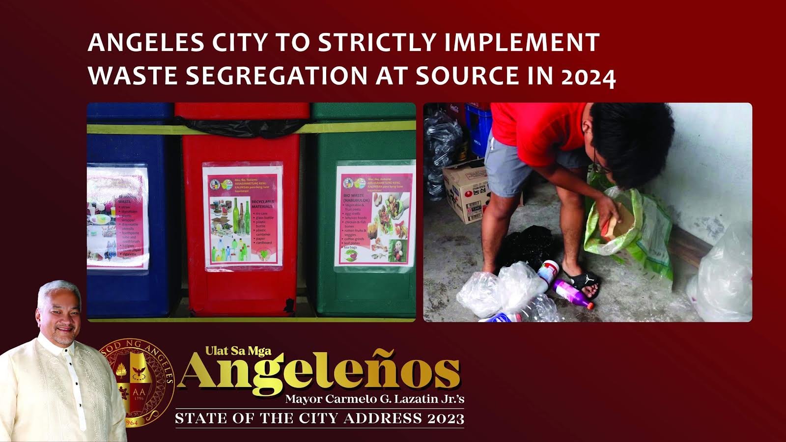 Angeles City to strictly implement waste segregation at source in 2024 ...