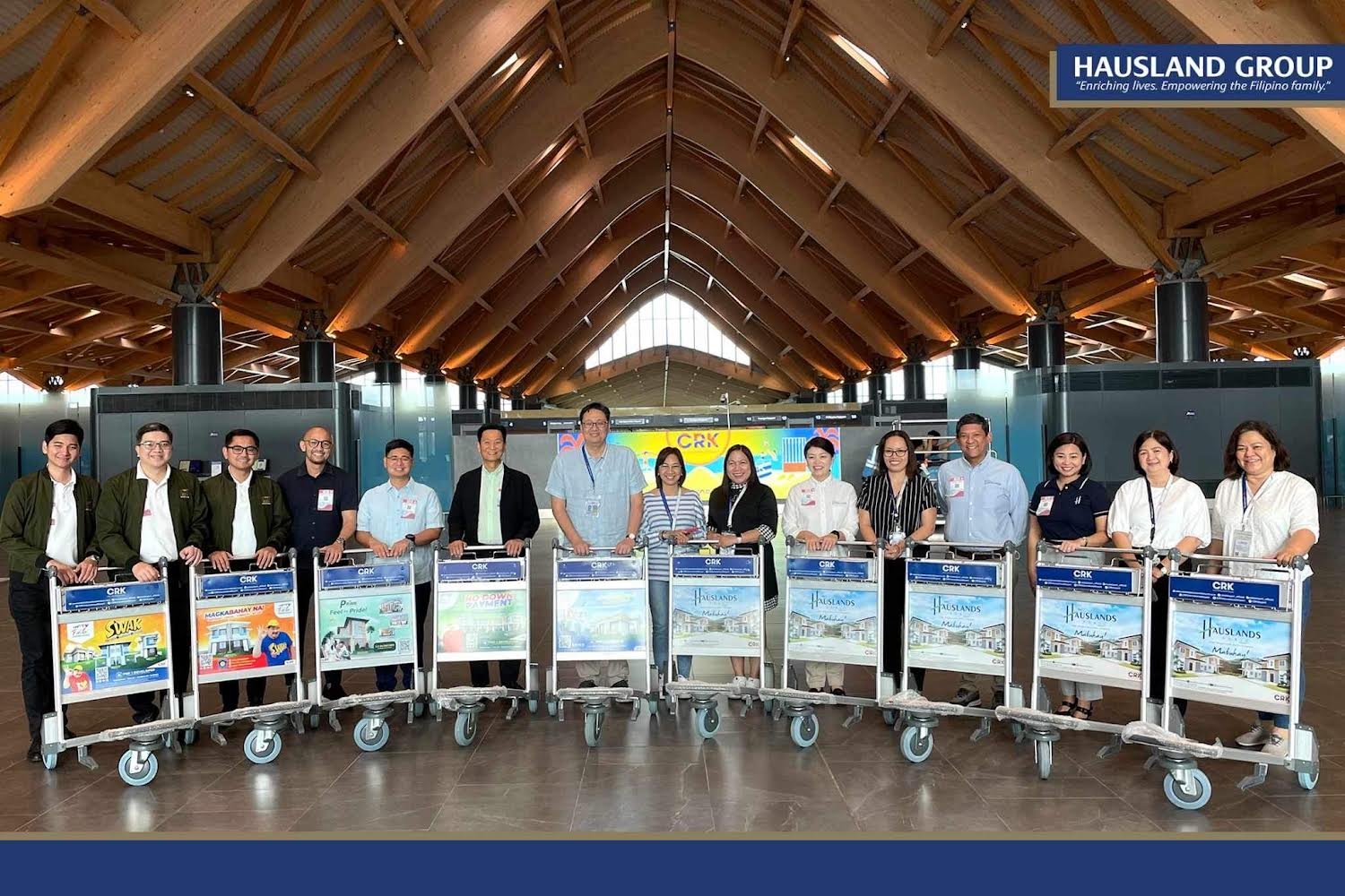 Hausland Group donates 1k baggage trolleys to LIPAD - Pampanga News Now