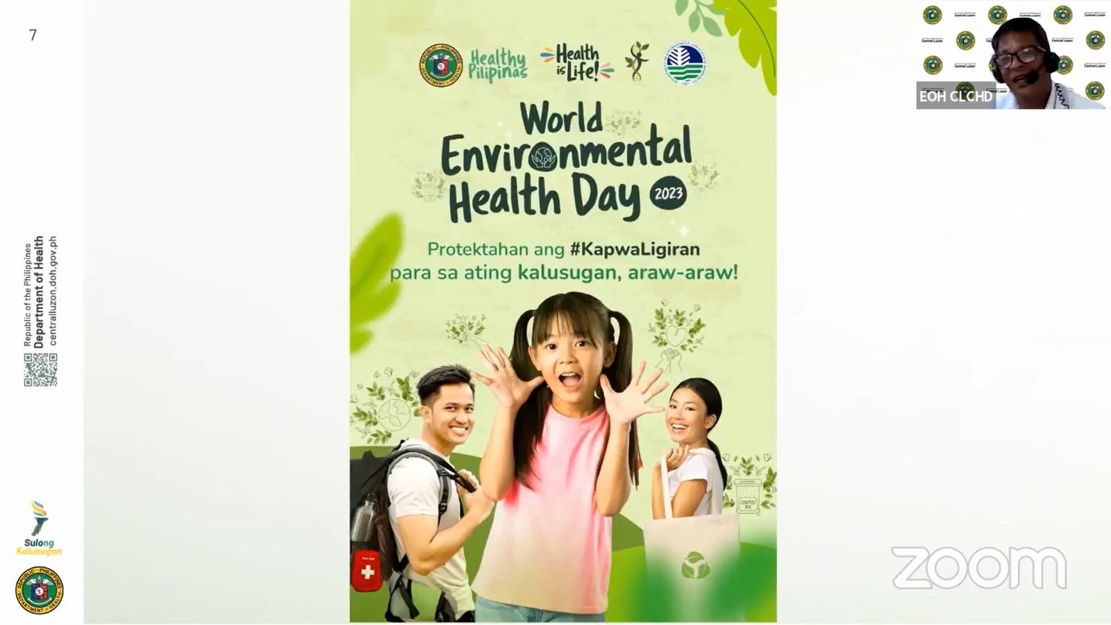 DOH Central Luzon boosts campaign on healthy environment for healthy ...