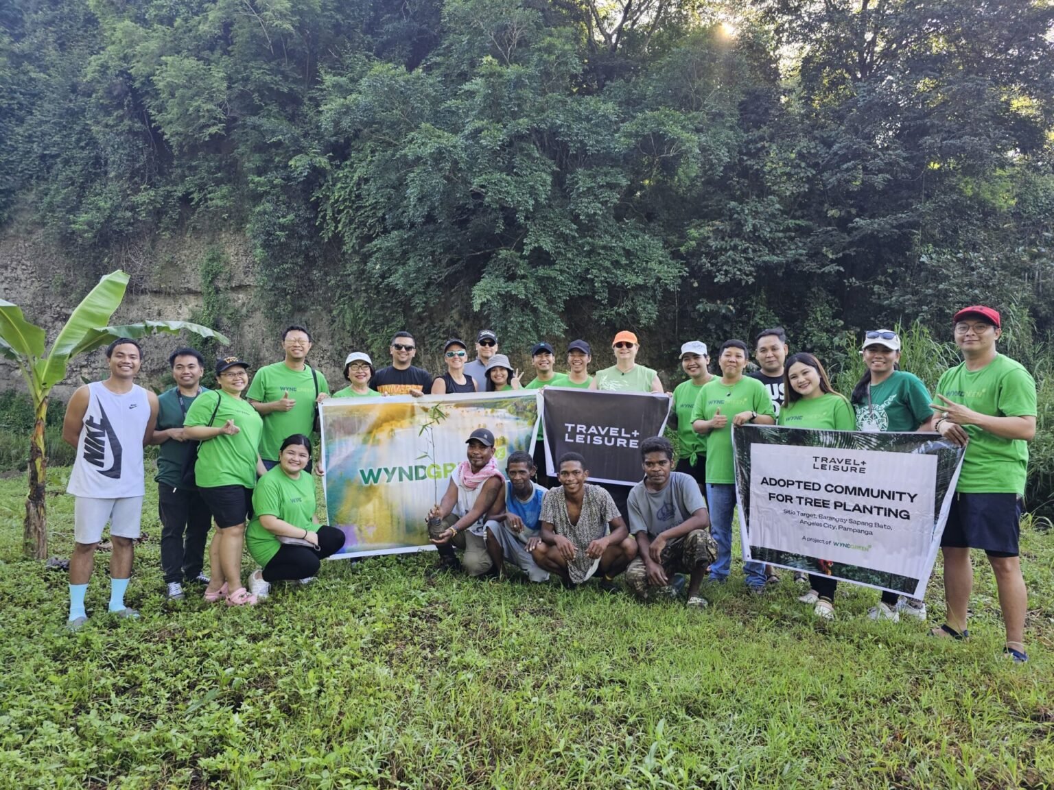Travel + Leisure Co. PH, DENR, Aeta community plant bamboo in Angeles ...